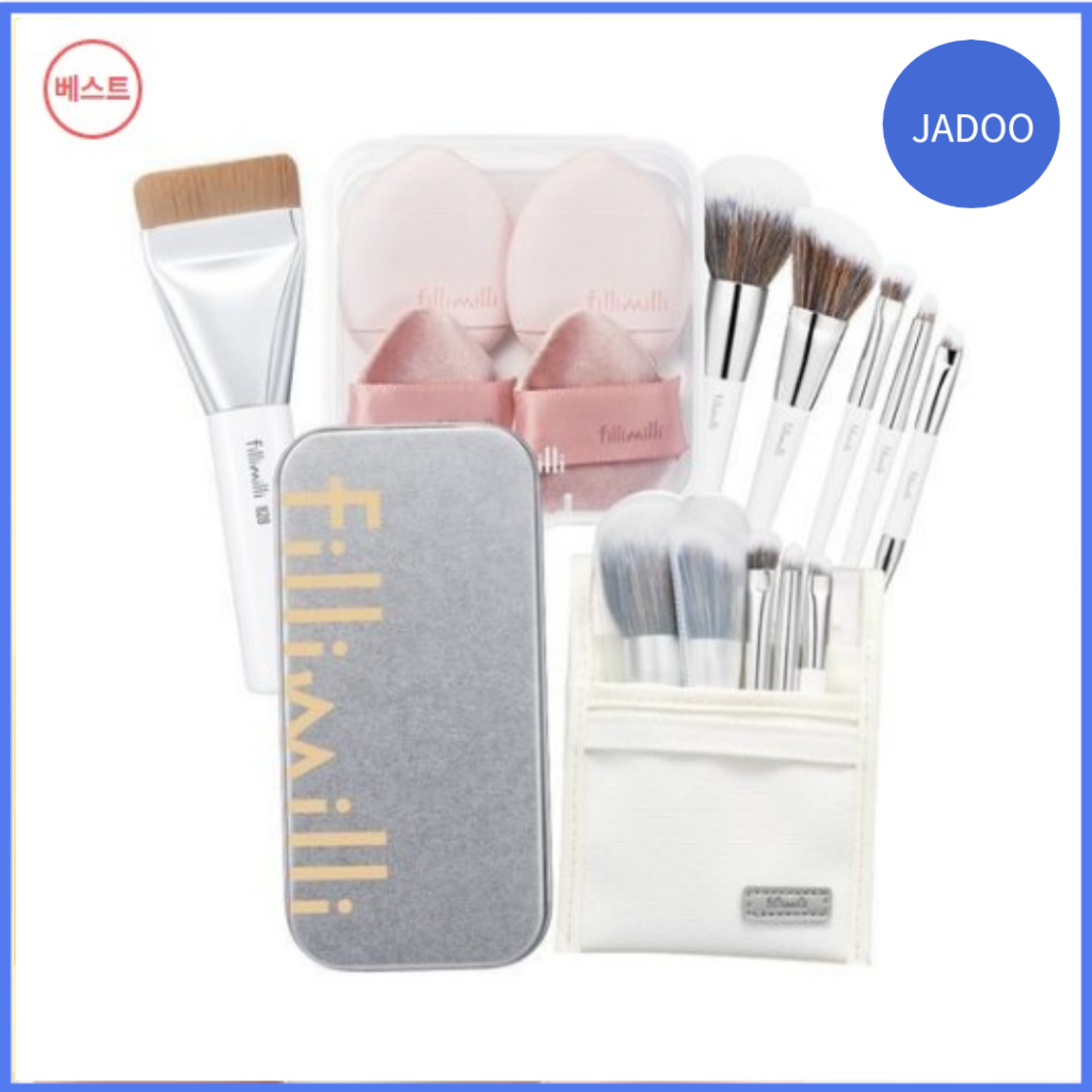 Fillimili Mini Beauty Tool Collection (ชุดแปรง / พัฟ) | Shopee Thailand