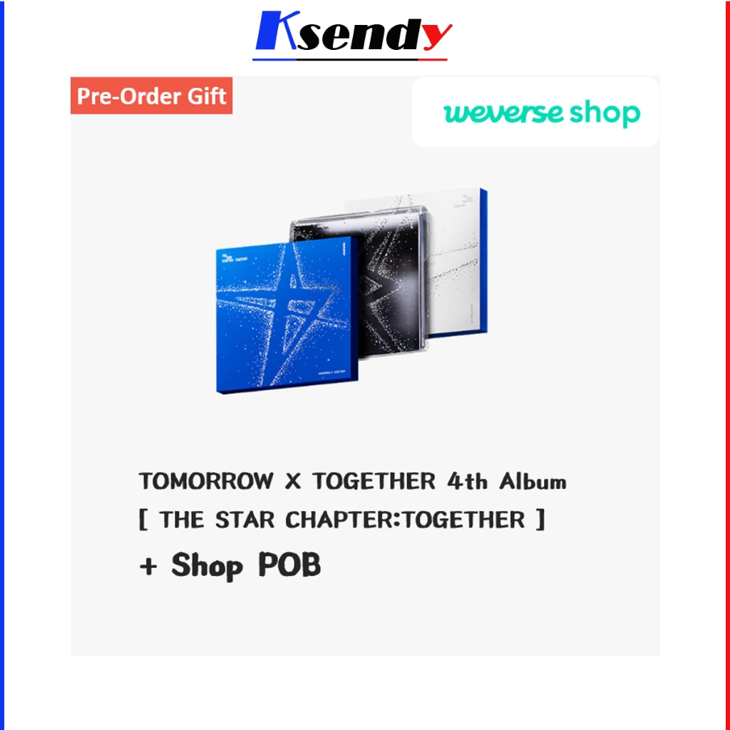 TOMORROW X TOGETHER 4th Album [ THE STAR CHAPTER:TOGETHER ] + POB ...