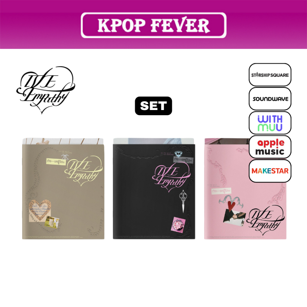 IVE - [ IVE EMPATHY ] 3rd EP ALBUM / (SET) PHOTOBOOK ver. + POB | Shopee Thailand