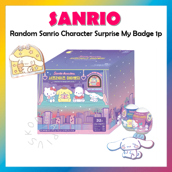 [Sanrio] Random Sanrio Character Surprise My Badge 1P | Shopee Thailand