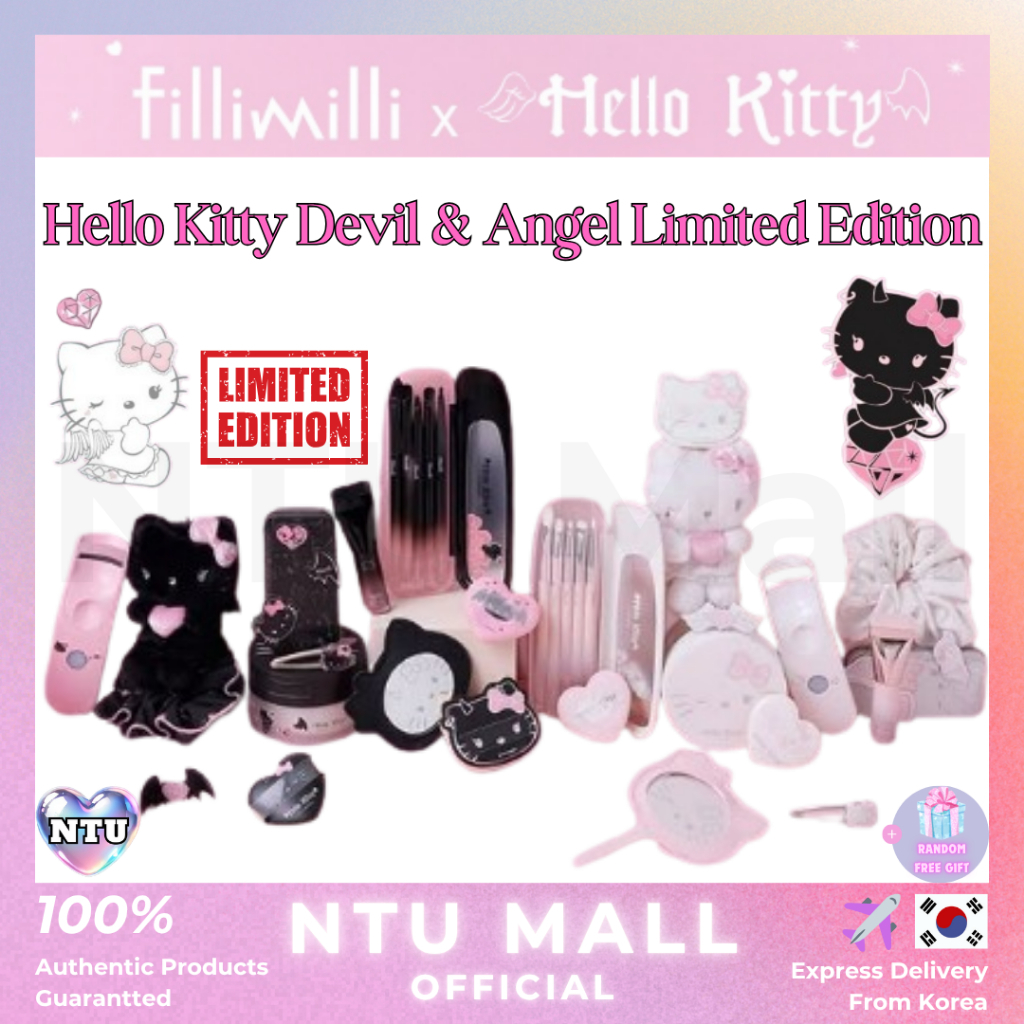 [Fillimilli x Hello Kitty] Angel & Devil Ddition (แปรงอายแชโดว์/ที่ดัด ...