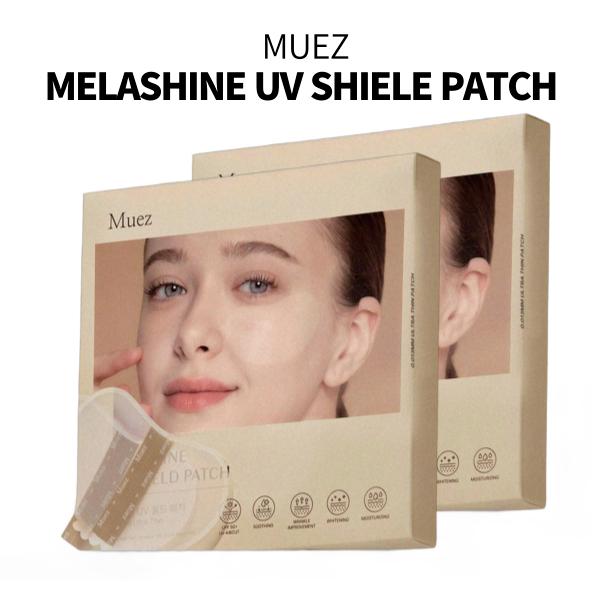 Muez Melashine UV Shield Transparent Sun Patch + Ampoule 5แพ็ค | Shopee ...