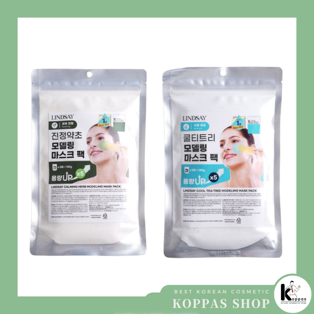 Lindsay Cool Tea Tree / Soothing Yakcho Modeling Mask Pack 140g | Shopee Thailand