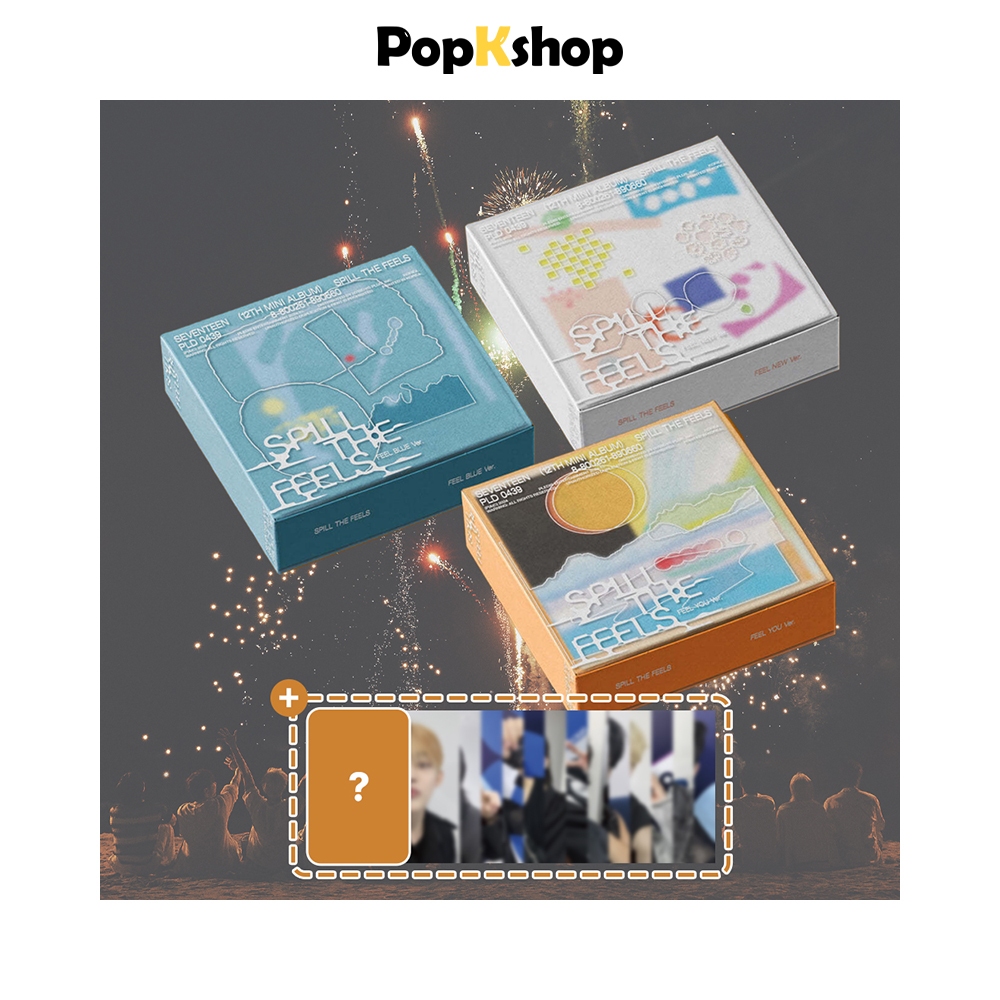 [ของแถม] SEVENTEEN SVT 12th Mini Album [ SPILL THE FEELS ] (LOVE, MONEY ...