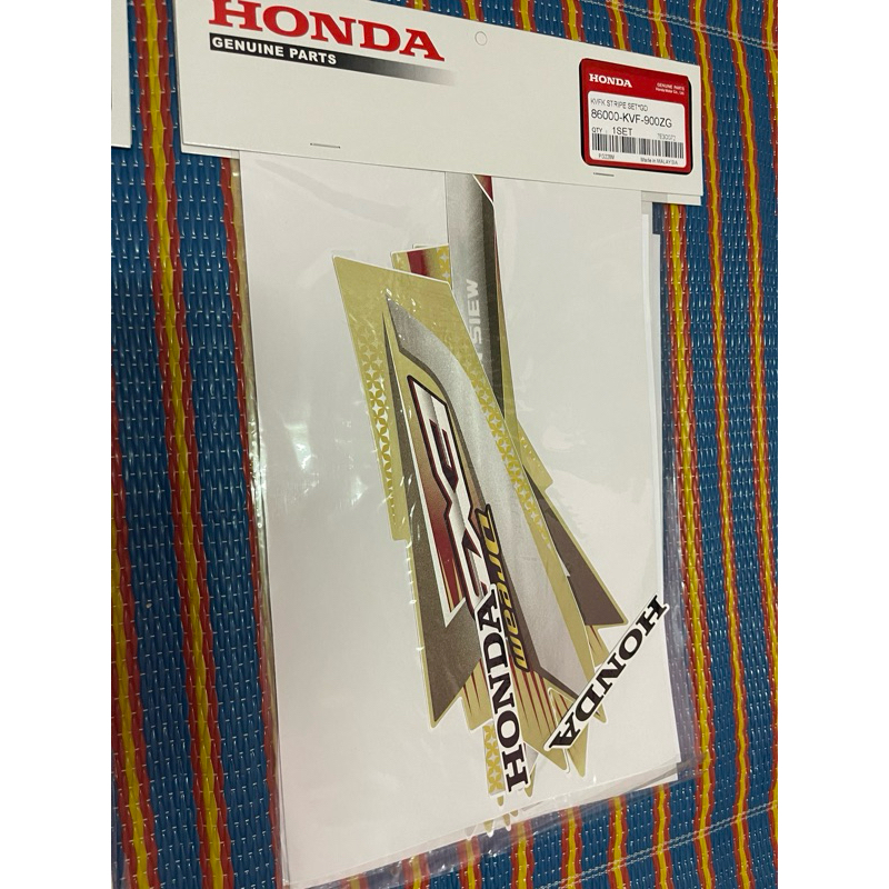 Stiker EX5 DREAM NO 15 GOLD | Shopee Thailand