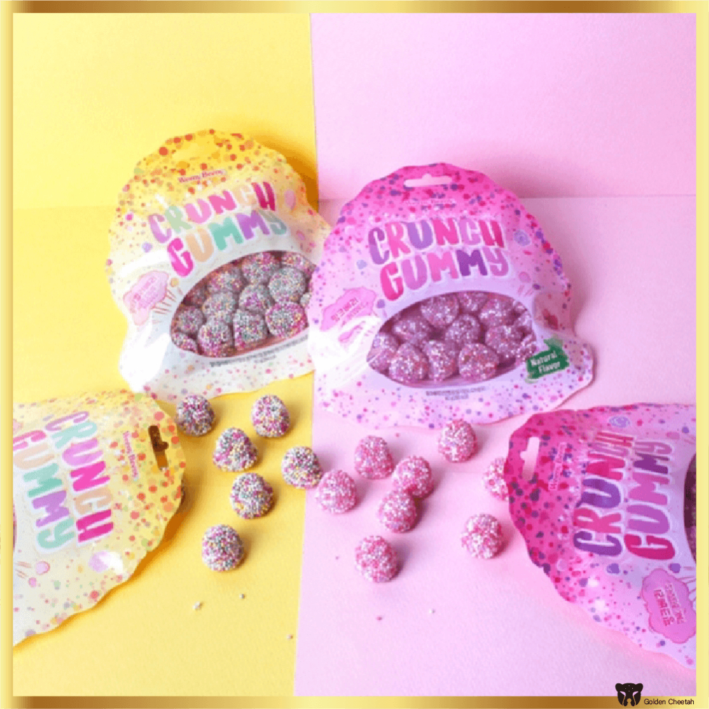 Weeny Beeny Crunch Gummy 80g 2 รสชาติ Multicolor Berry Pink Berry ...