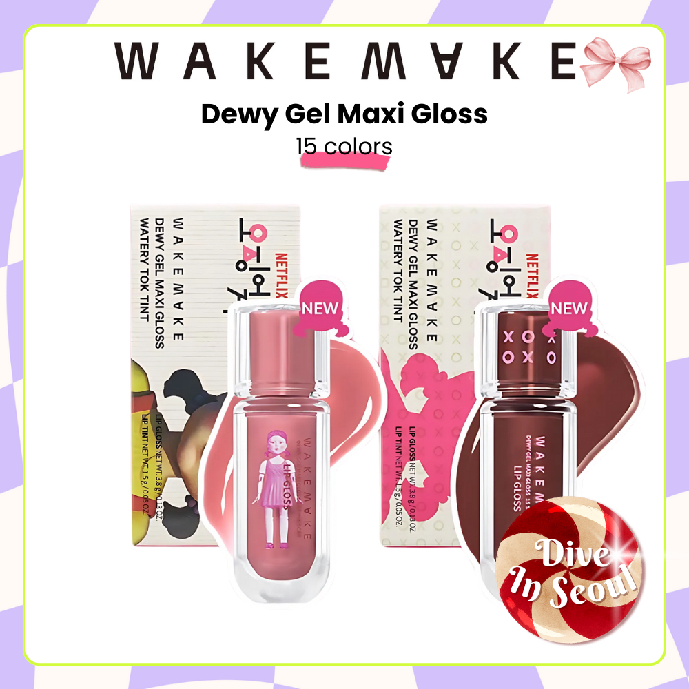 [WAKEMAKE] Dewy Gel Maxi Gloss – 15 สี | Shopee Thailand