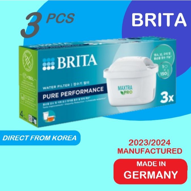 Brita MAXTRA PRO PURE PERFORMANCE WATER Filter Cartridges 3 แพ็ค Made ...