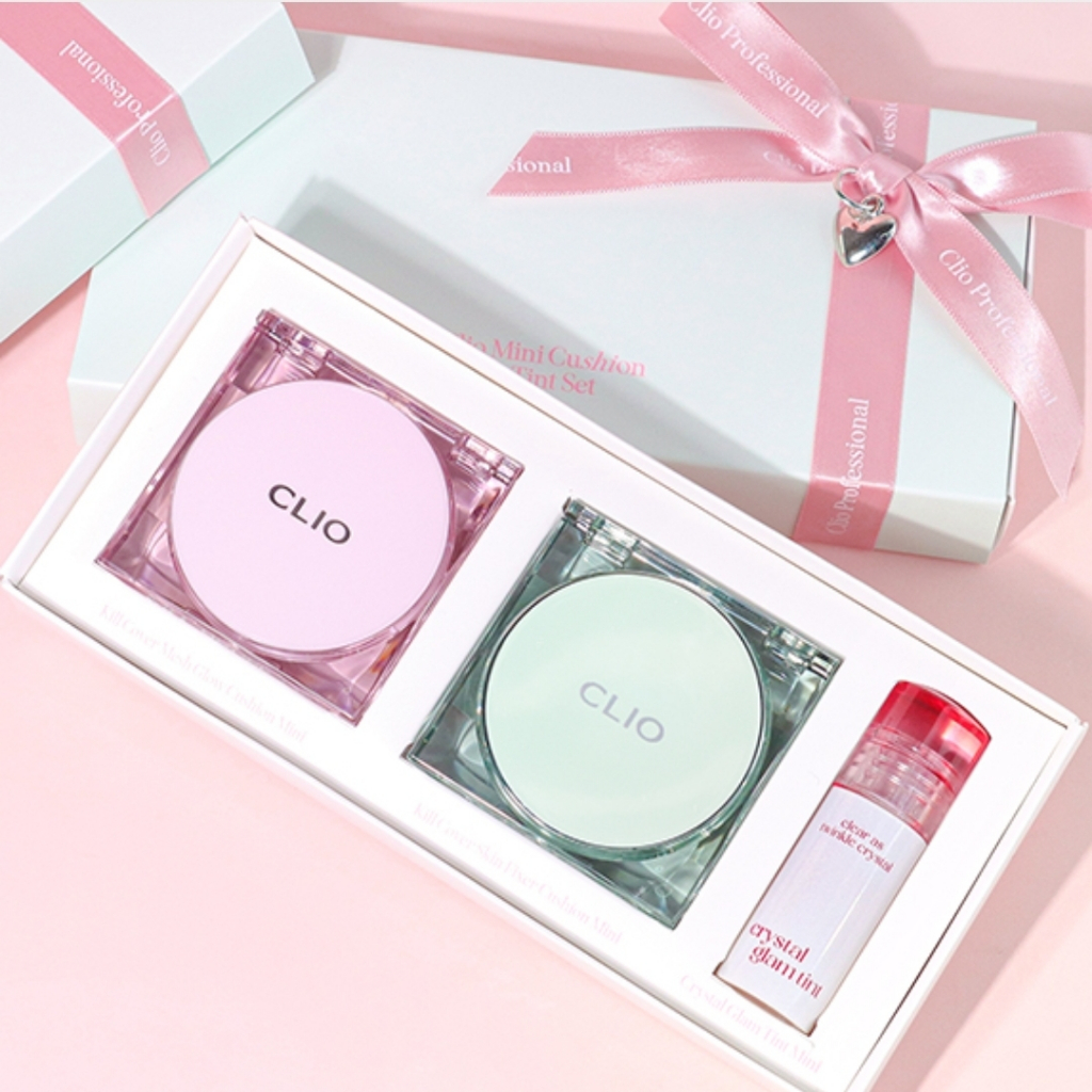 [CLIO] Mini Cushion & Tint Gift Set [Mini Cushion 2EA + Mini Tint 1EA ...