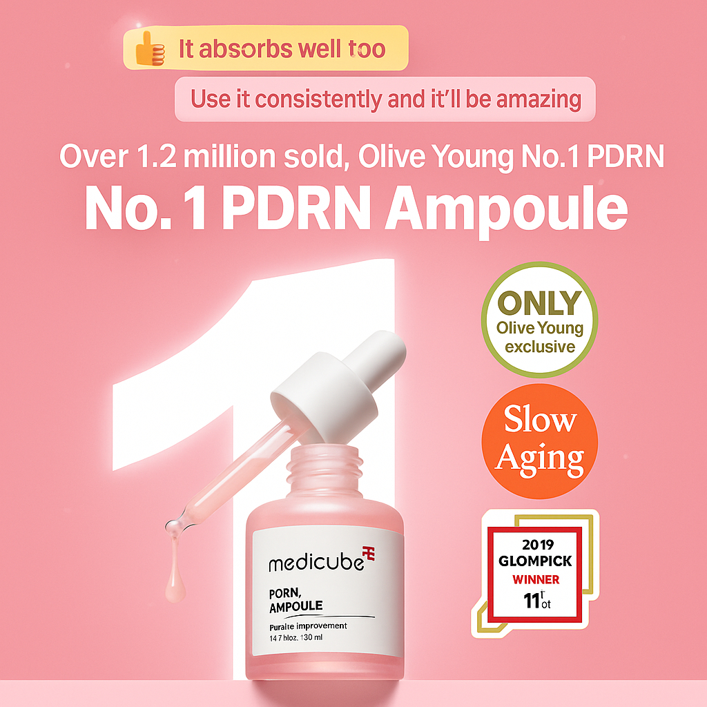 Medicube PDRN Pink Ampoule Refill Set (30ml +Refill 50ml) | Shopee Thailand