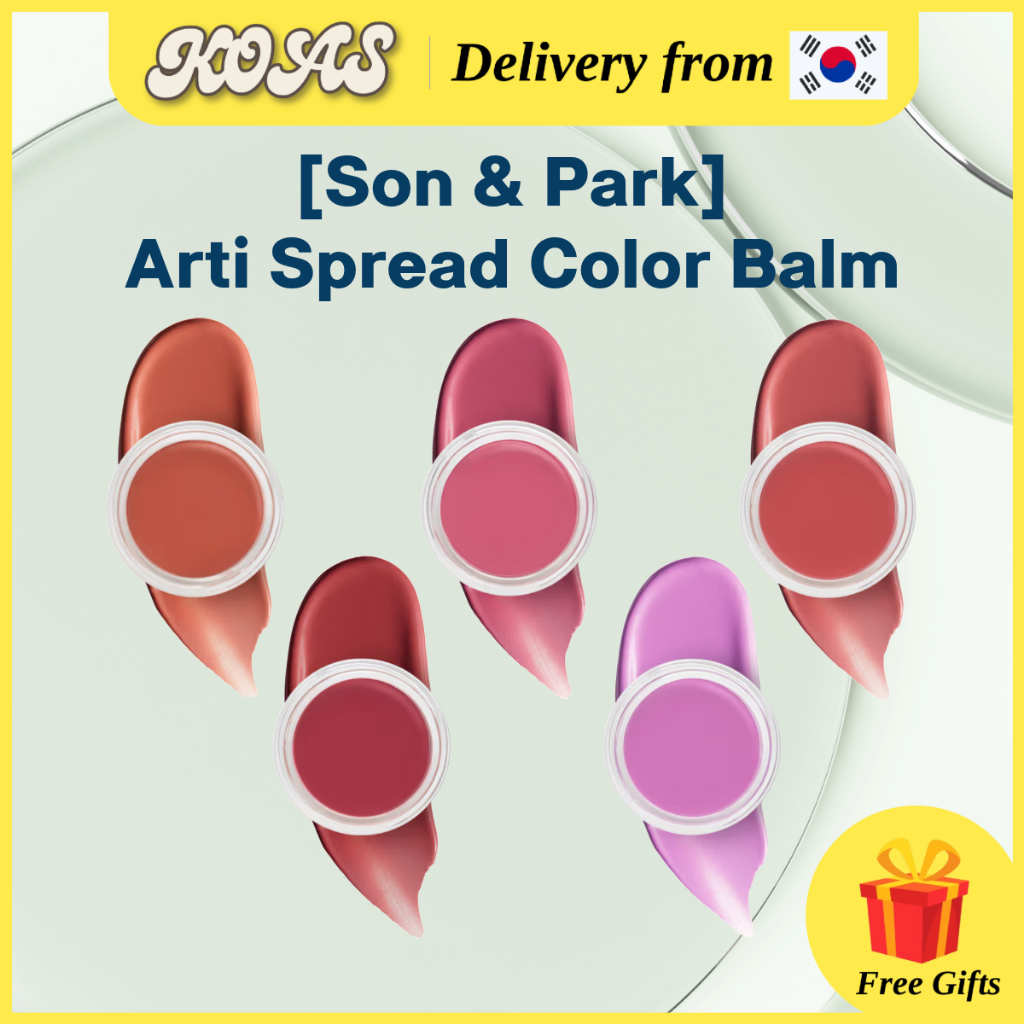 [Daiso] Son & Park Arti Spread Color Balm 4g, 5Colors / K-Beauty ...