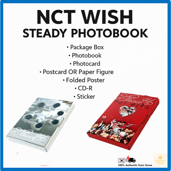 NCT WISH – Steady Photobook [Red / White ver.] | Shopee Thailand