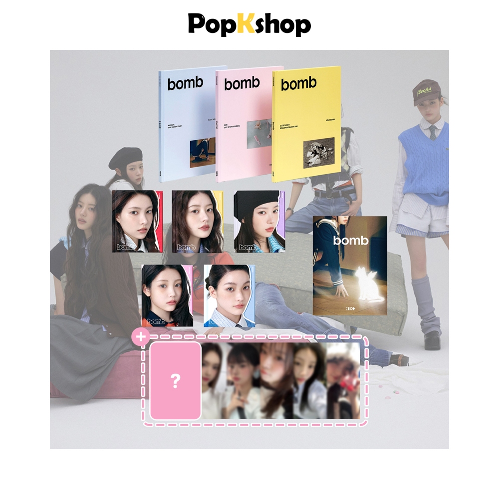[ของแถม] ILLIT 3rd Mini Album [ bomb ] STANDARD Ver / GLLIT Ver / Weverse Albums Ver | Shopee ...
