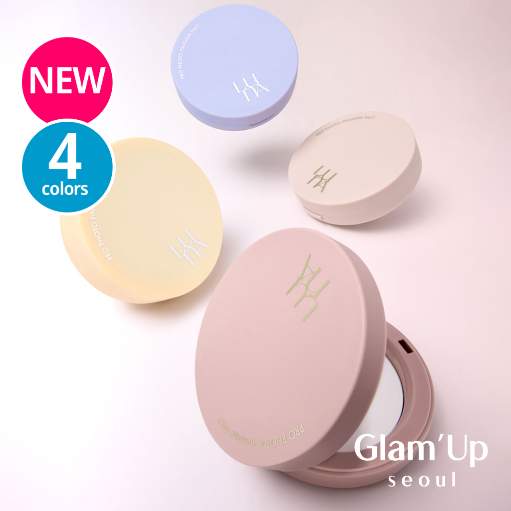 🇰🇷 [LUNA] (Renewal) Pro Photo Finisher Blur Powder Pact 7g (4 สี) Olive ...