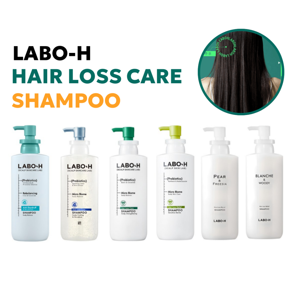 LABO-H Hair Loss Care Shampoo Collection 400ml - Hair Growth, Scalp ...
