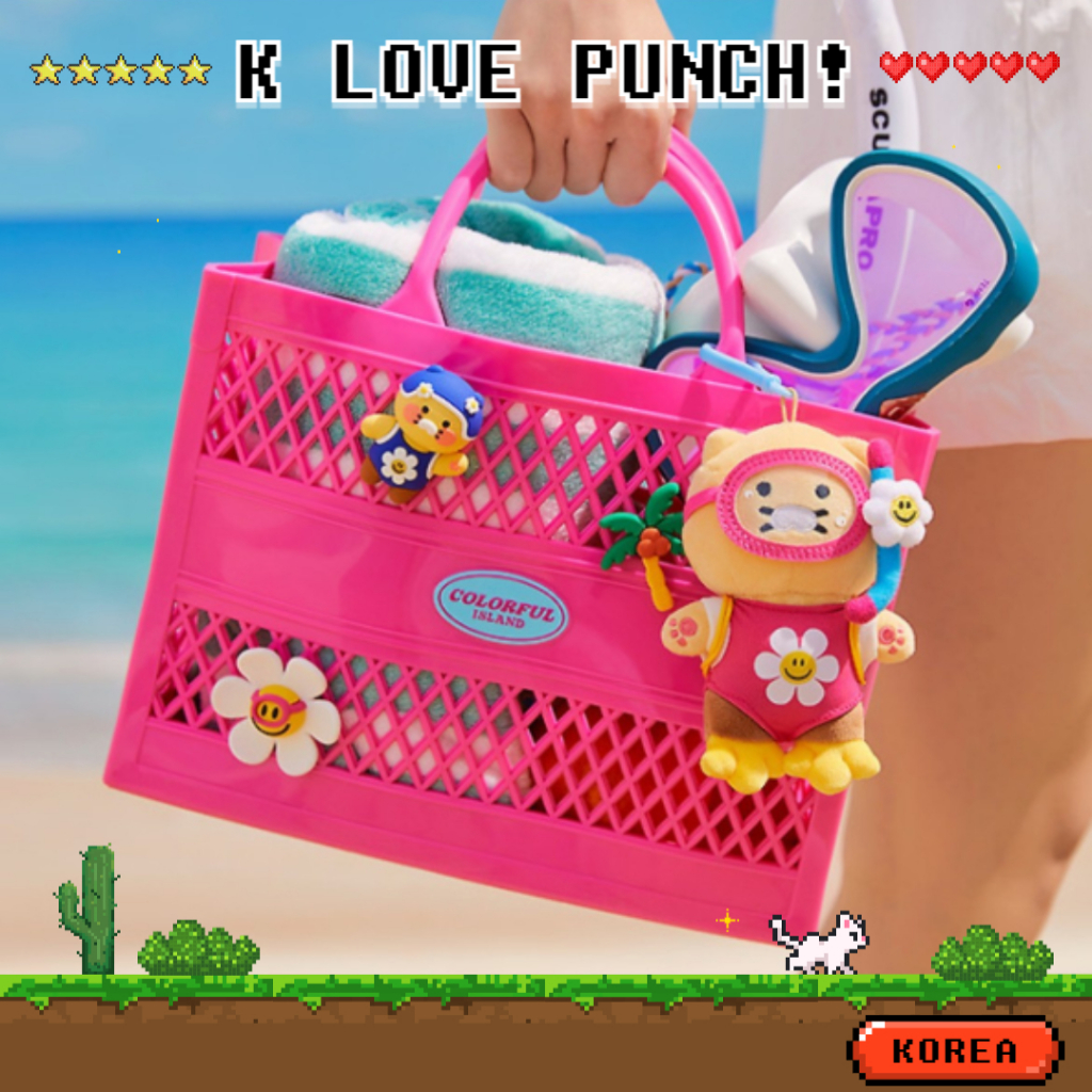 Wiggle Wiggle x Kakao Friends Jelly Bag & Sillicon Choonsik Charm Set | Shopee Thailand