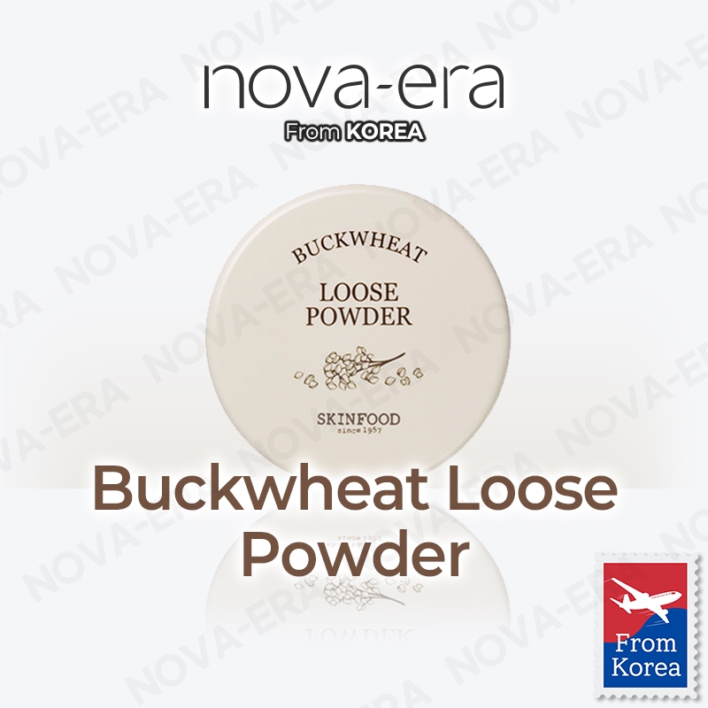 [NOVA-ERA] SKINFOOD Buckwheat Loose Powder (23g) Natural Matte Finish ...