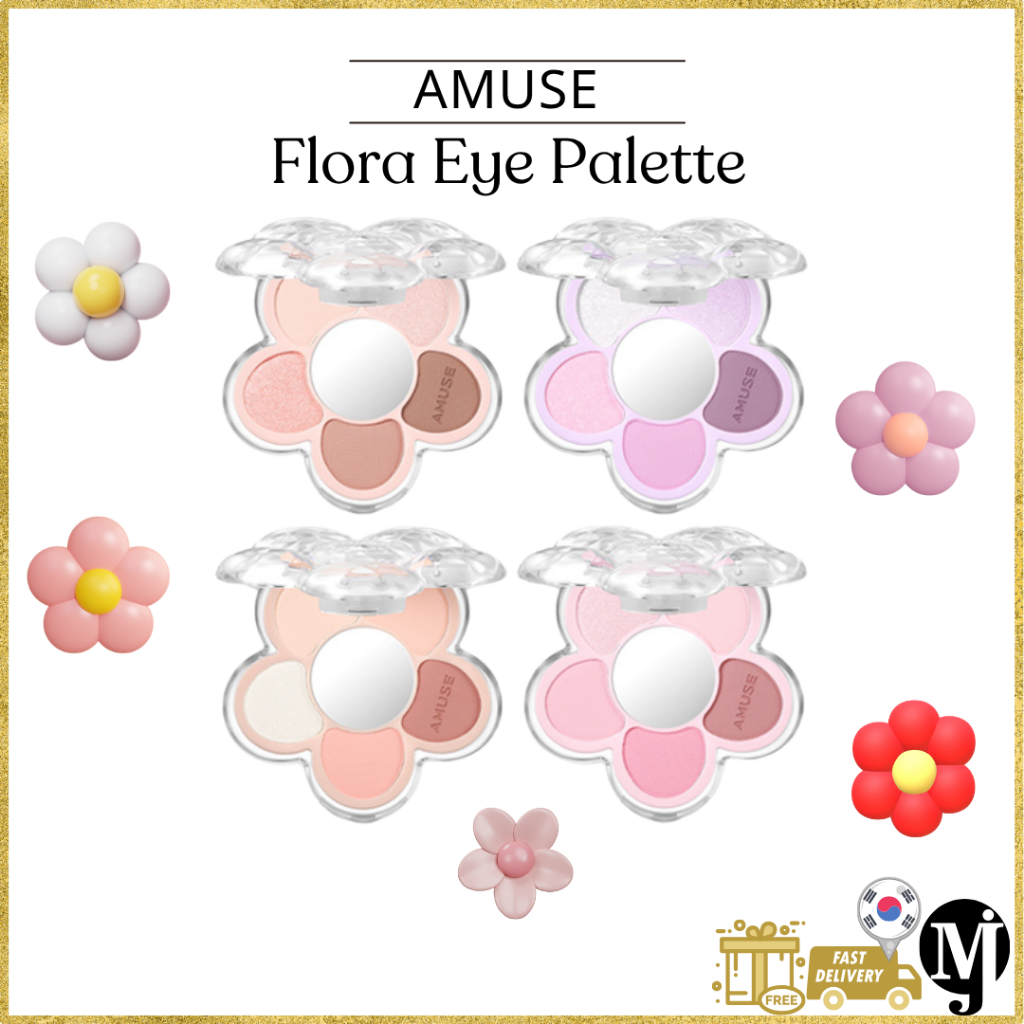 Amuse Flora Eye Palette 4colors | Shopee Thailand
