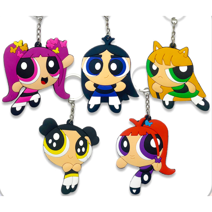 NewJeans(NJZ) พวงกุญแจยางสองด้าน The Powerpuff Girls (5 แบบ) | Shopee ...