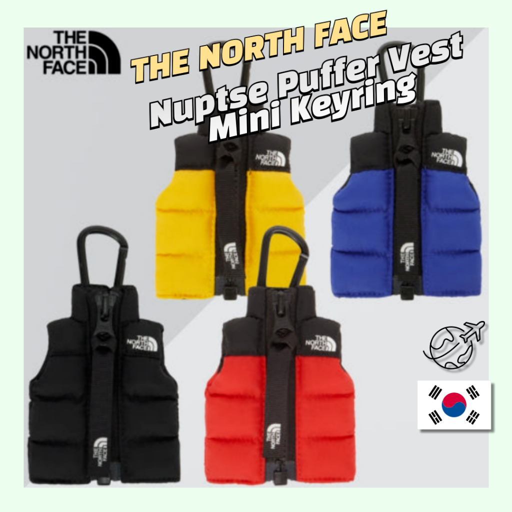 [THE NORTH FACE] Nuptse Puffer Vest Mini Keyring ของแท้อย่างเป็นทางการ ...