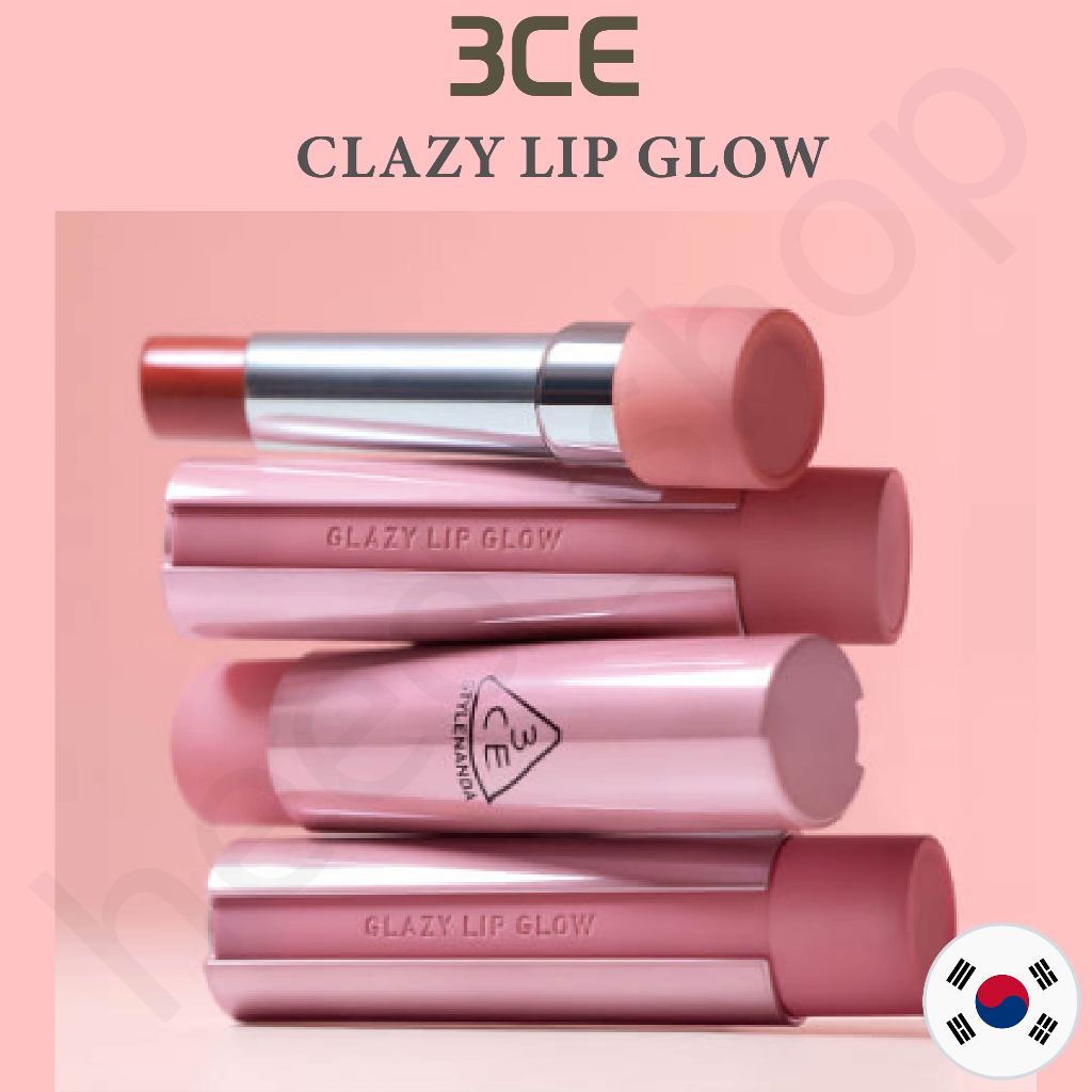 [ 3CE ] CLAZY LIP STICK GLOW | Shopee Thailand