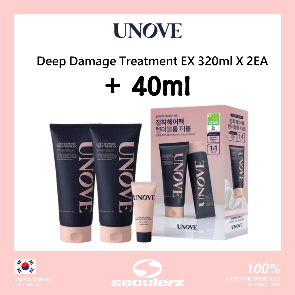 [UNOVE] Deep Damage Treatment EX 320ml + 320ml | Shopee Thailand