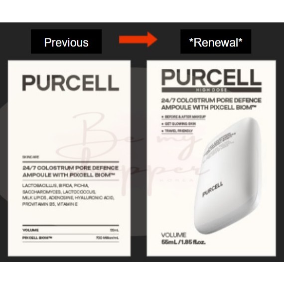 [Purcell] BLACKPINK ROSES / PONYs Purcell PICK Pore Defence Ampoule ...