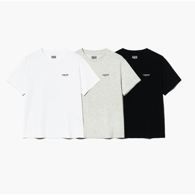Marithe 3PACK SMALL REGULAR LOGO TEE MIX 2025 เวอร์ชั่น xl ใหม่ เพิ่มขนาด | Shopee Thailand