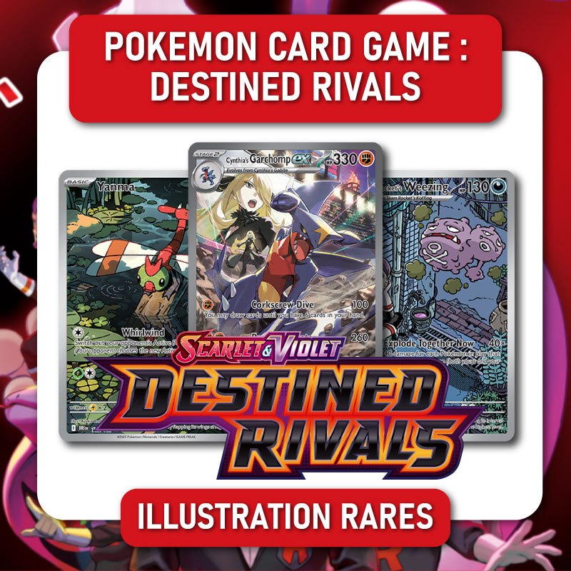 เกมการ์ด POKÉMON - Destined Rivals ภาพประกอบ Rares Singles (Scarlet ...