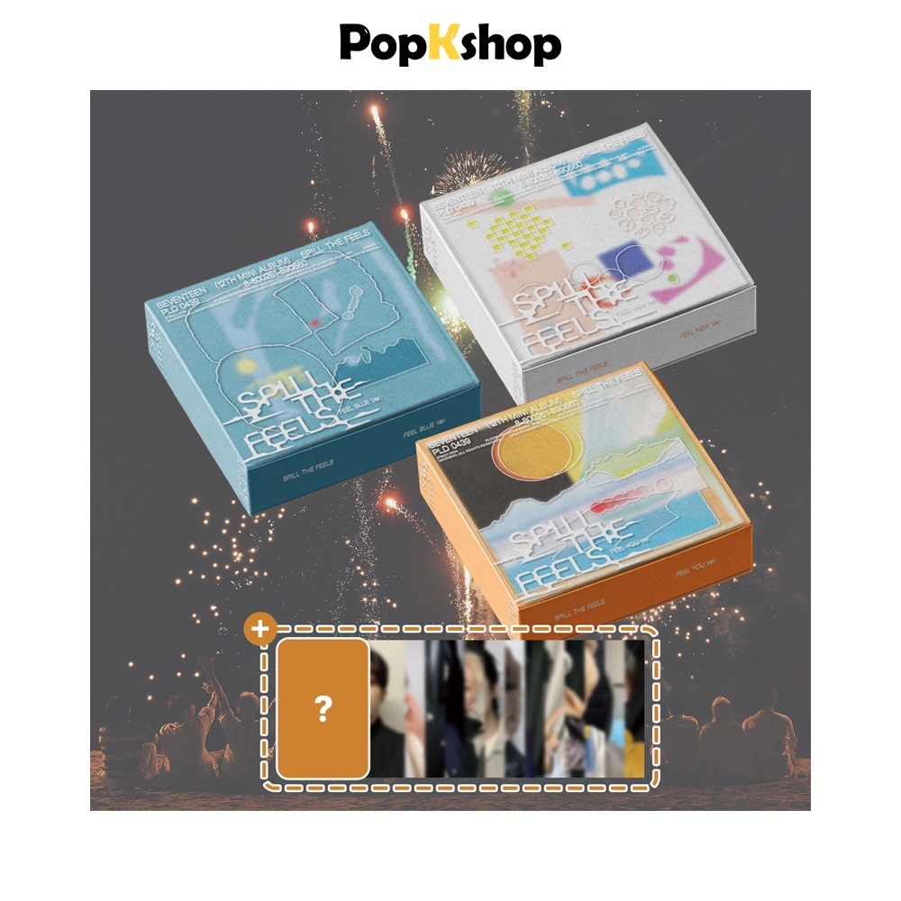 [ของแถม] SEVENTEEN SVT 12th Mini Album [ SPILL THE FEELS ] (LOVE, MONEY ...