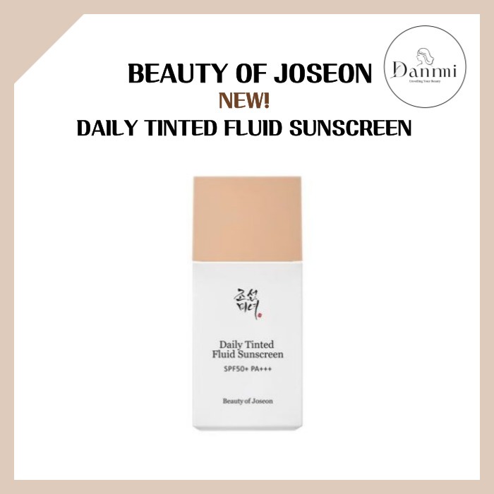 [BEAUTY OF JOSEON] NEW Daily Tinted Fluid Sunscreen SPF50+ PA+++ 50ml | Shopee Thailand