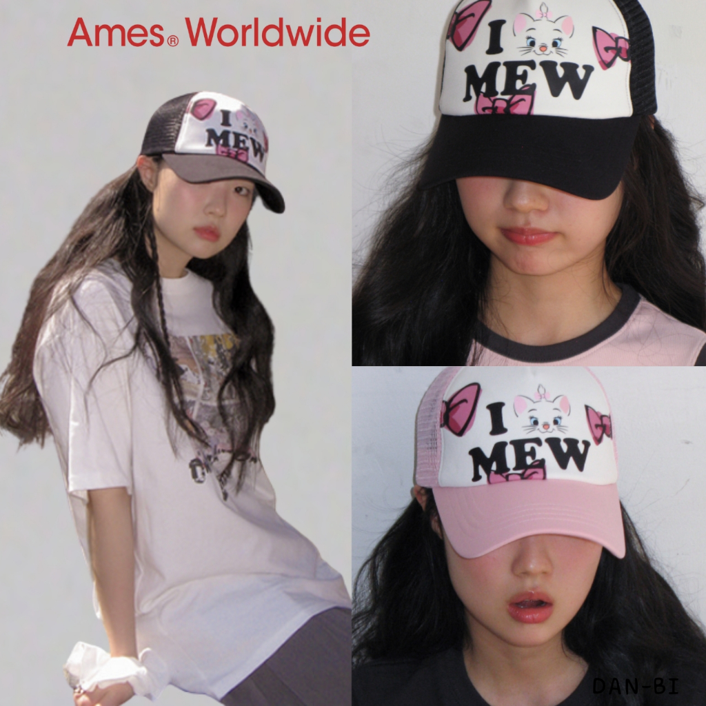 [AMES WORLDWIDE] DISNEY MARIE MESH CAP_2color / สินค้า KR แท้ 100% ...