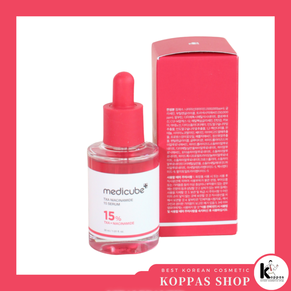 [MEDICUBE] TXA + Niacinamide 15% Glow Facial Serum 30ml | Shopee Thailand
