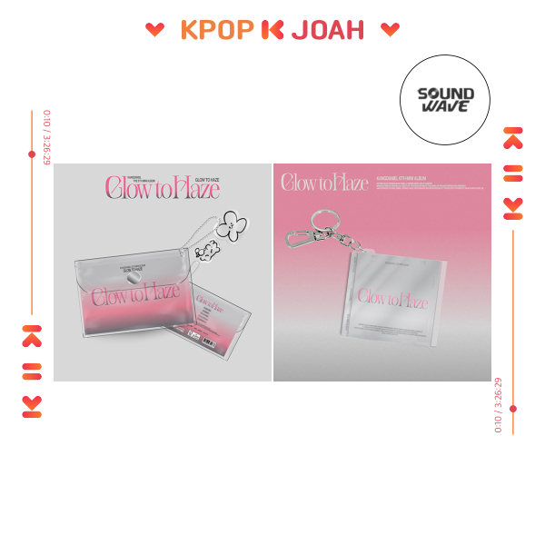 [POB](MINI CD KEYRING/ PVC POUCH ver.) KANG DANIEL [GLOW TO HAZE] 6th ...