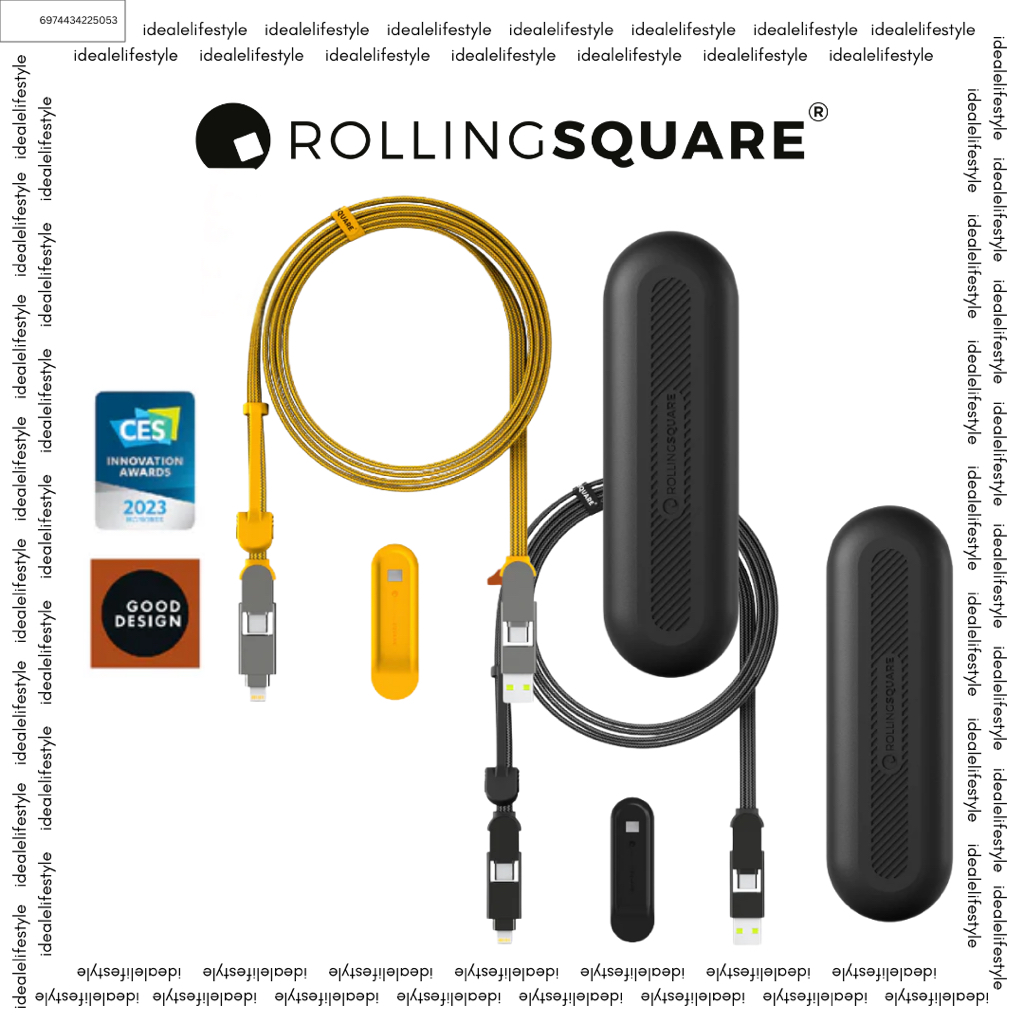 Rolling Square inCharge XL 2m / 6.6ft -100W สายยาวพิเศษ 6in1 | Shopee ...