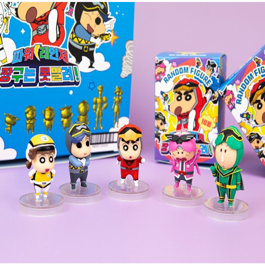ฟิกเกอร์ Crayon Shin Chan X Power Rangers Collaboration 10 แบบ (+ฟิกเก ...