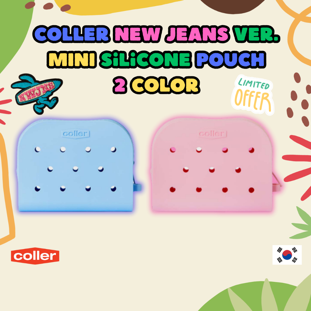 [LINE Friends X COLLER X NEW JEANS] กระเป๋าซิลิโคน ขนาดเล็ก 2 สี ...