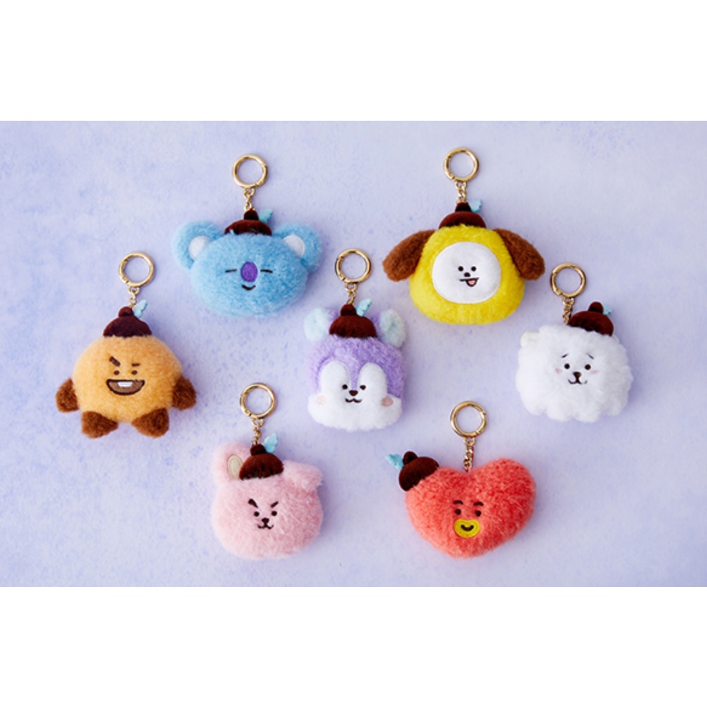 [LINE Friends] Korea BTS BT21 Hope in Love Face Plush Doll Keychains, 7kinds ; พวงกุญแจตุ๊กตา ...