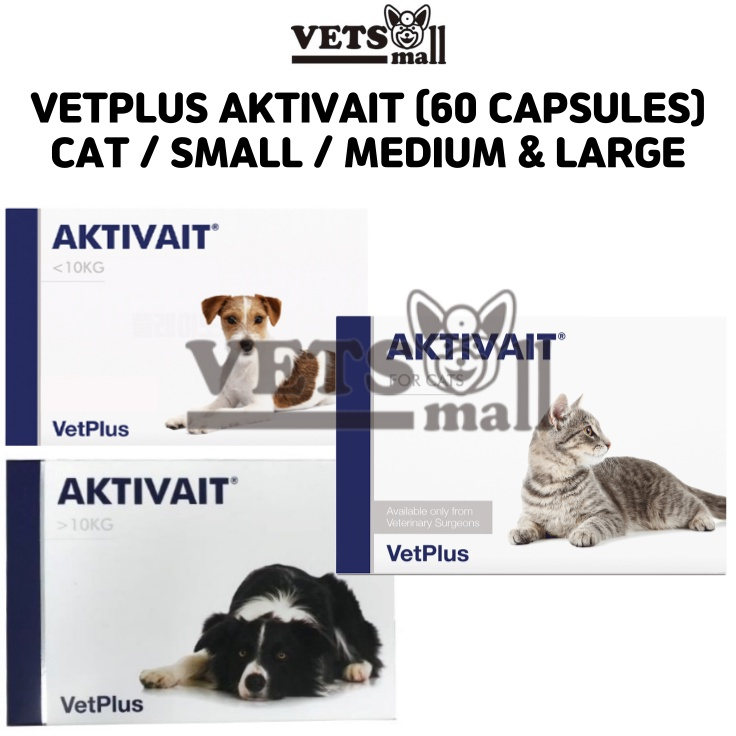 [VetPlus] AKTIVAIT for Small & M,L Dogs and Cats / Breed for Dogs 60 ...