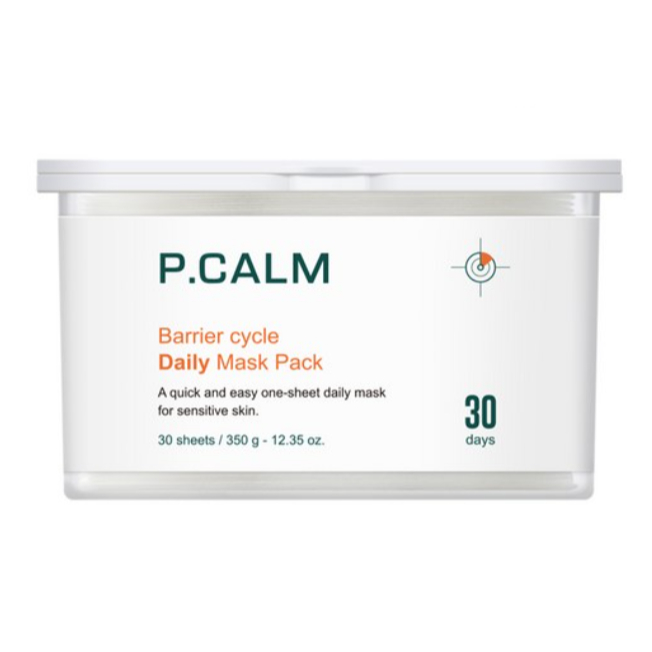 [K-Beauty] P CALM BARRIER CYCLE DAILY MASK PACK 30 EA | Shopee Thailand