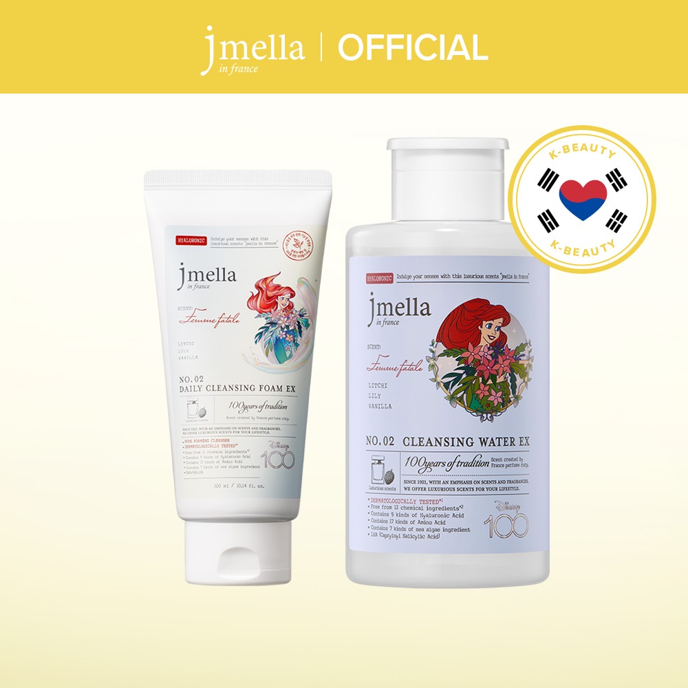 [JMELLA] Disney FEMME FATALE คลีนซิ่งวอเตอร์ 500 มล. + โฟม 300 มล. ...