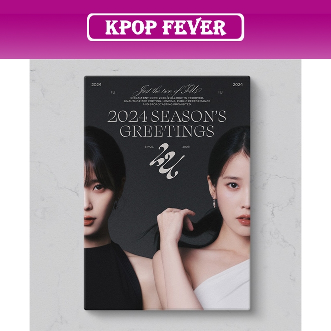 IU - 2024 SEASON'S GREETINGS CALENDAR DIARY PHOTOCARD CALENDAR POSTER ...