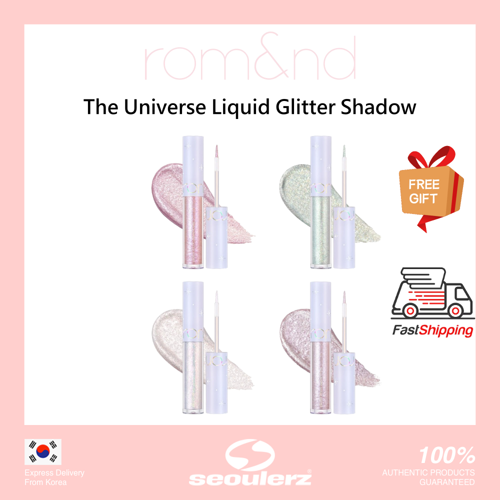 [Romand] The Universe Liquid Glitter Shadow 4 Colors 2g | Shopee Thailand