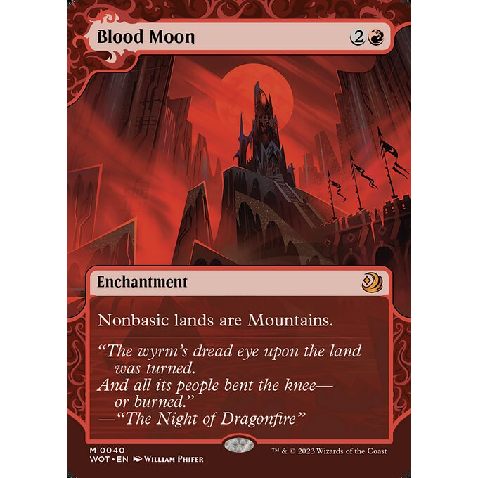 WOT_040 Blood Moon MTG Magic: The Gathering: Wilds of Eldraine ...
