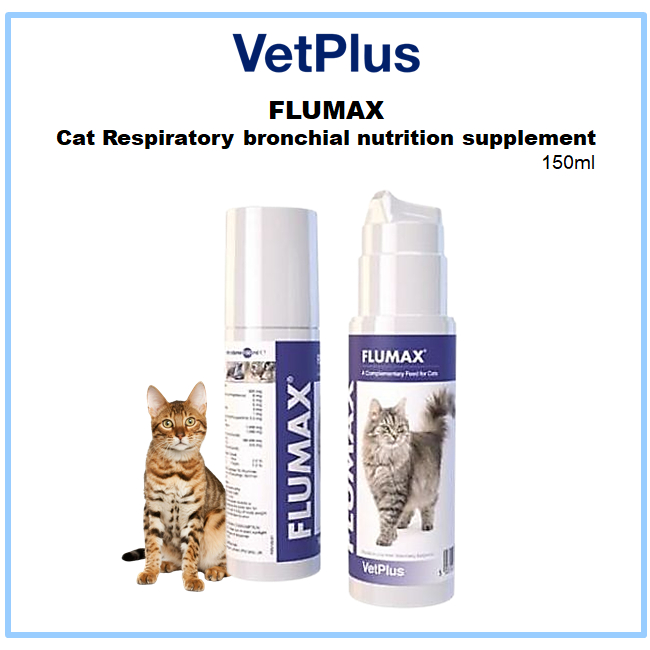 [VetPlus] Flumax Cat อาหารเสริมบํารุงระบบทางเดินหายใจ 150 มล. | Shopee ...
