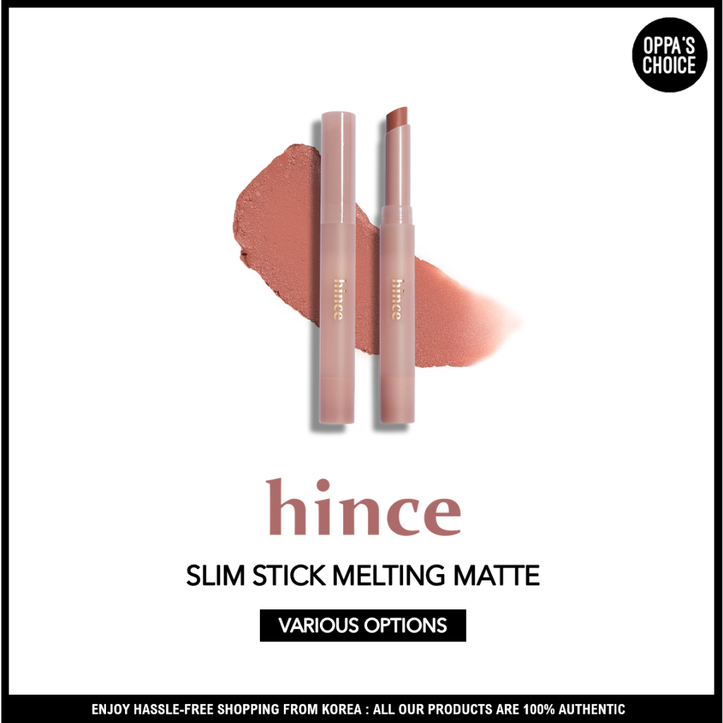 [ใหม่] hince Slim Stick Melting Matte (5 colors) | ฮินซ์ สลิม สติ๊ก เมล ...