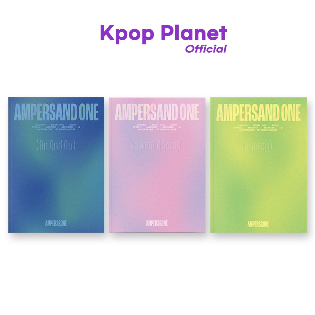 อัลบั้ม AMPERS&ONE - 1st Single Album [ AMPERSAND ONE ] | Shopee Thailand