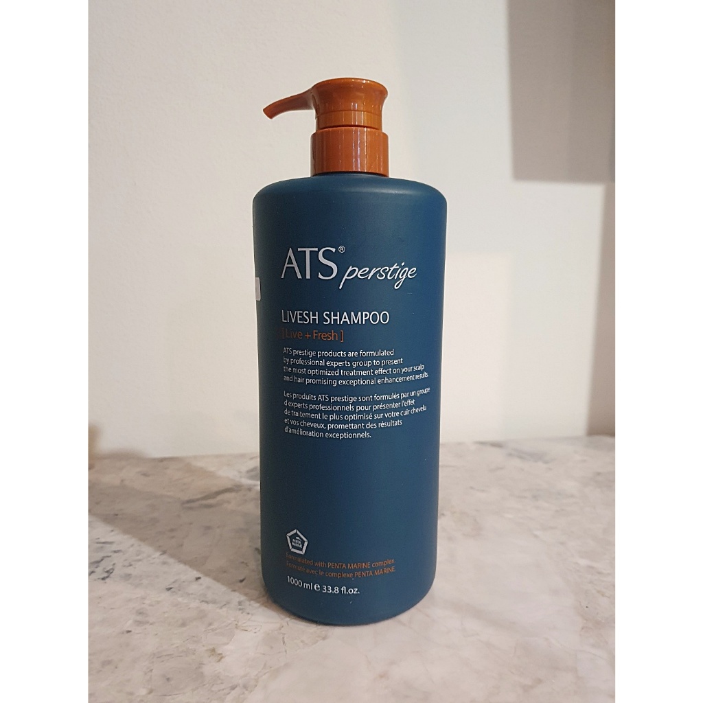 Ats Perstige Livesh Shampoo 1000 มล. / แชมพูร้านเสริมสวยเกาหลี / แชมพู ...