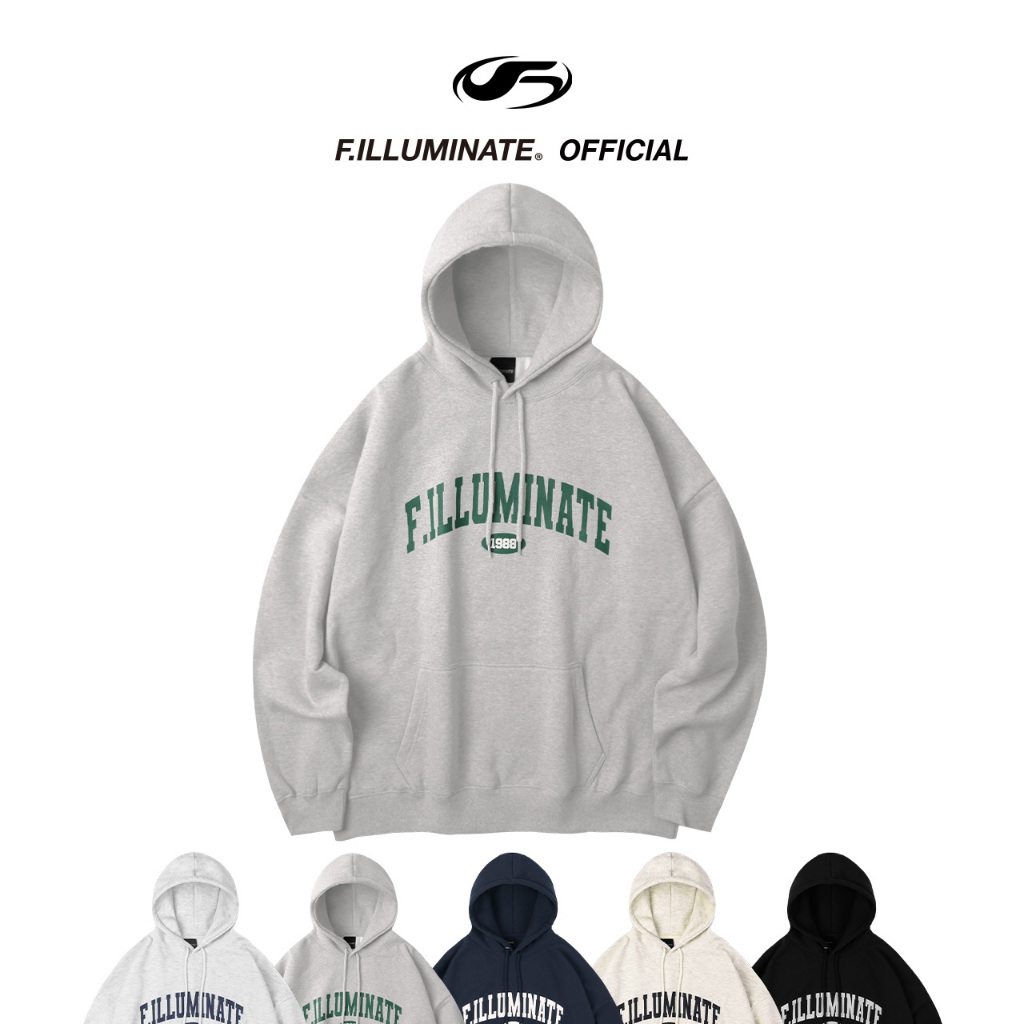 [FILLUMINATE] Overfit 1988 Arch Logo Hoodie | Shopee Thailand