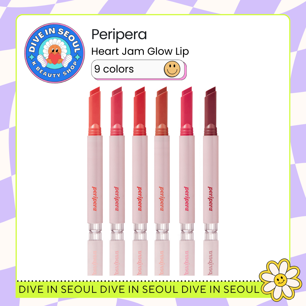 [PERIPERA] Heart Jam Glow Lip – 9 สี | Shopee Thailand